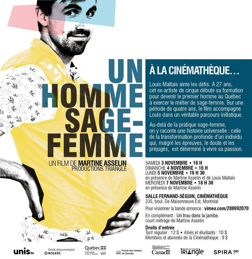 A l’affiche d’un documentaire, il est aussi le 1er homme sage-femme au ...
